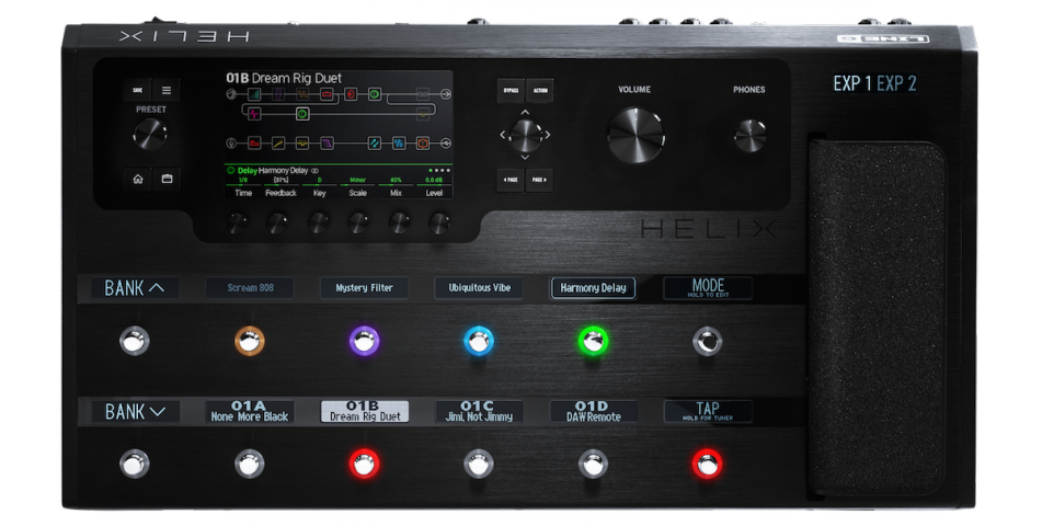 Line 6 unveils Helix guitar processor - Gearjunkies - Music tech news ...