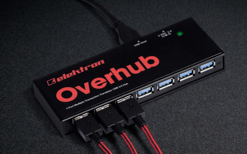 Elektron introduced Overhub 7-port USB 3.0 hub - Gearjunkies - Music ...