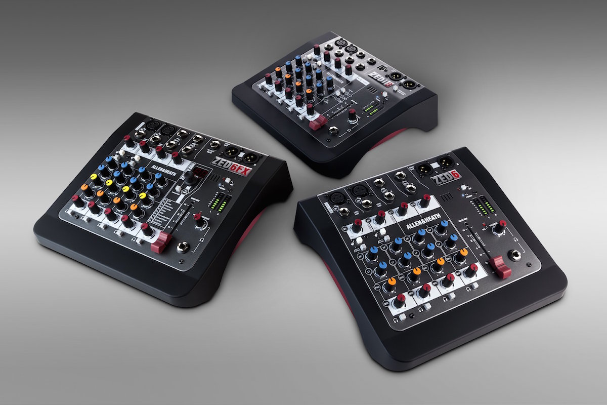 Allen & Heath launches new ZED mini mixers - Gearjunkies - Music tech ...