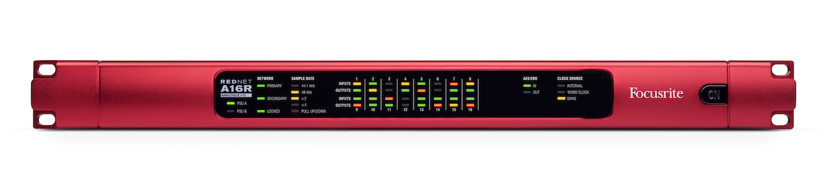Focusrite Introduces RedNet A16R 16-Channel Analog I/O - Gearjunkies ...