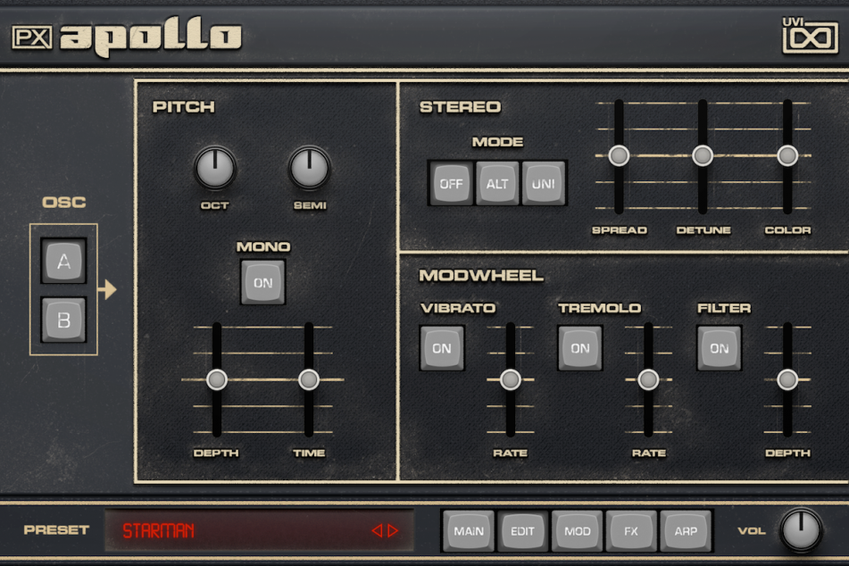 UVI announces Prototype Series instruments PX Apollo - Gearjunkies - Music tech news, Reviews ...