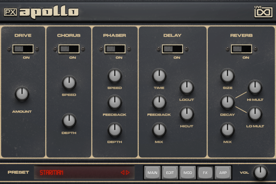 UVI announces Prototype Series instruments PX Apollo - Gearjunkies - Music tech news, Reviews ...