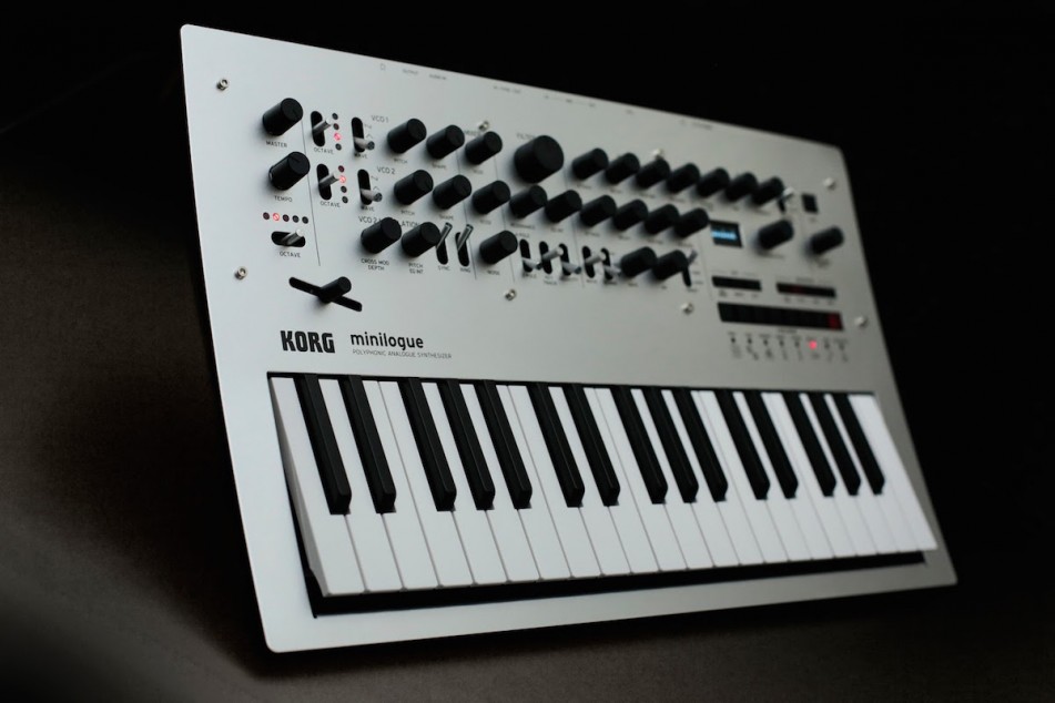 Korg announces Minilogue polyphonic analog synthesizer - Gearjunkies ...