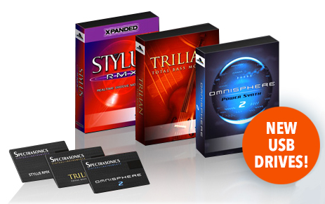 Spectrasonics release USB Drive editions for all its virtual ...