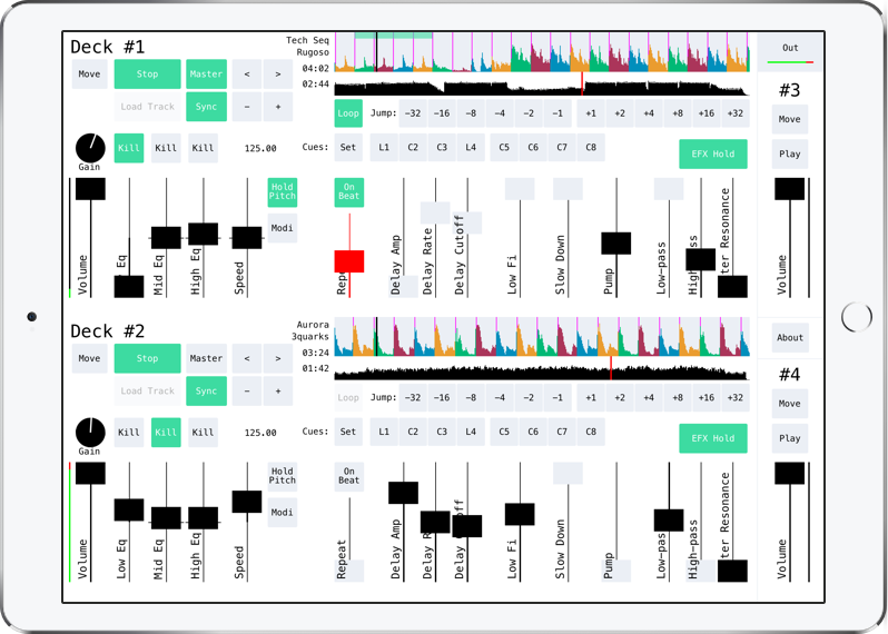Rugoso DJDJ mixing app for iPad by Rodrigo Yanez - Gearjunkies - Music ...