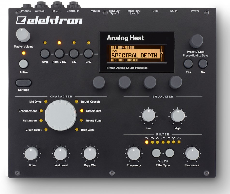 Elektron announces Analog Heat stereo analog sound processor ...