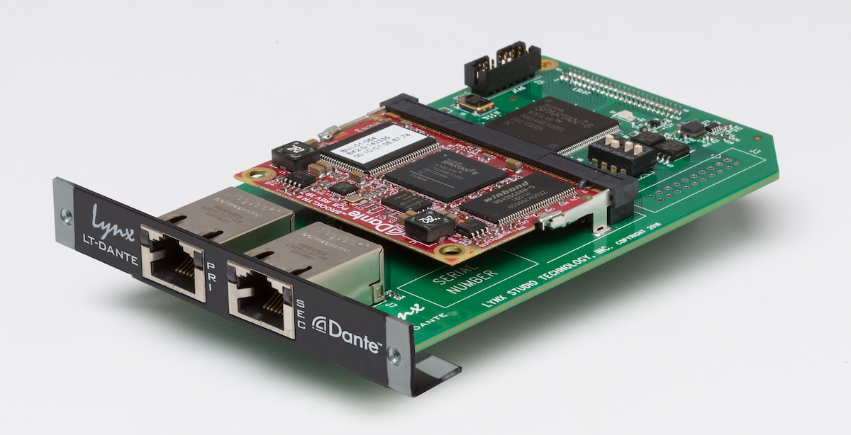 Lynx introduces Dante LSlot interface for Lynx Hilo and Aurora ...