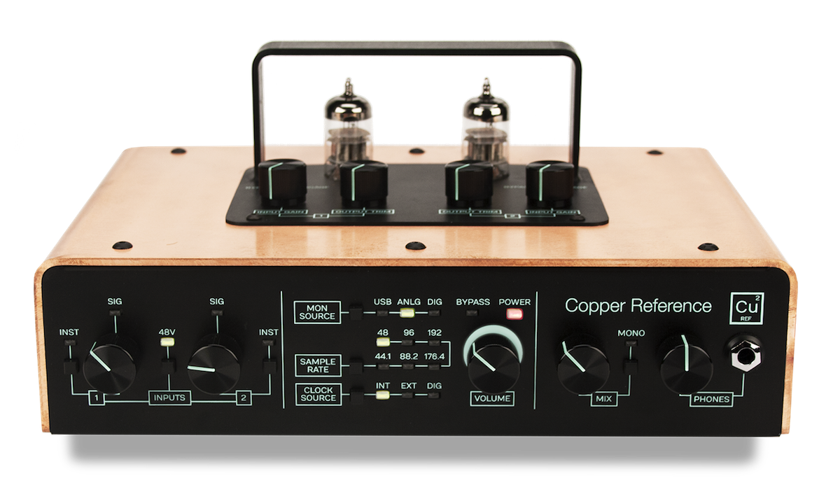 Tracktion announces Copper Reference stereo tube audio interface ...
