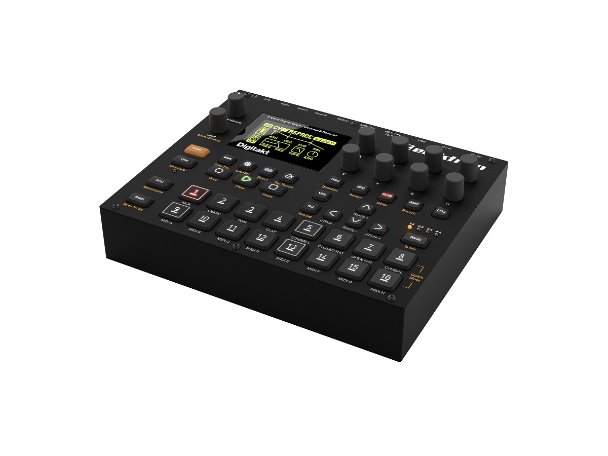 Elektron announces Digitakt eight track digital drum machine and ...