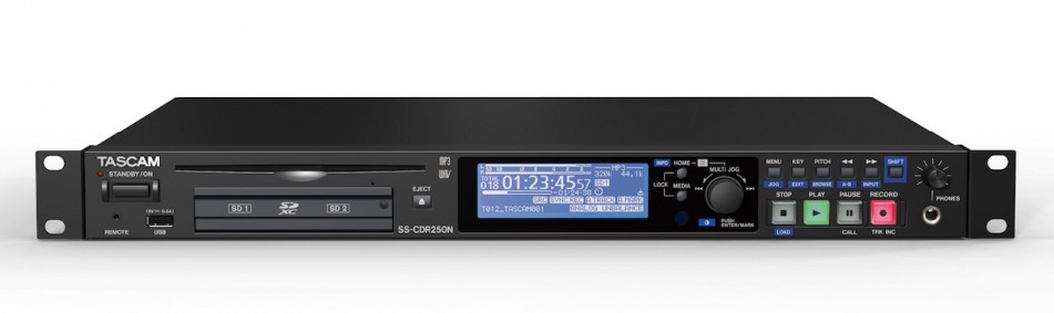 TASCAM announces SS-R250N and SS-CDR250N solid-state/CD recorder, and ...