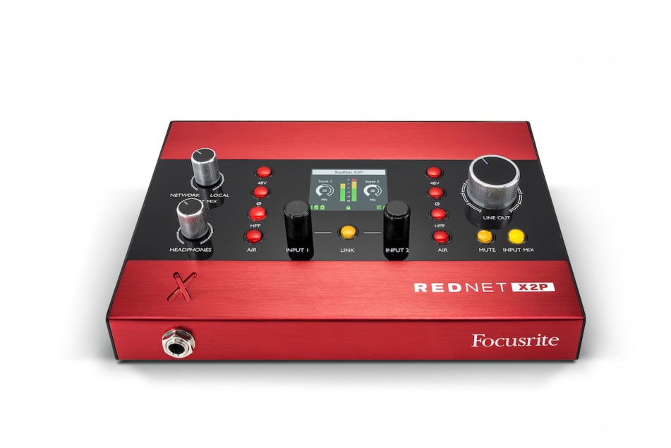 Focusrite announces new RedNet X2P Interface - Gearjunkies - Music tech ...