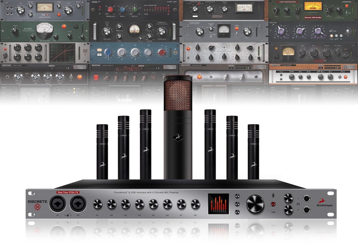 Antelope Audio announces DISCRETE 8 console-grade mic preamp interface ...