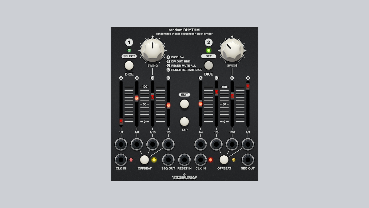 Softube and Vermona releases Random Rhythm plug-in - Gearjunkies ...