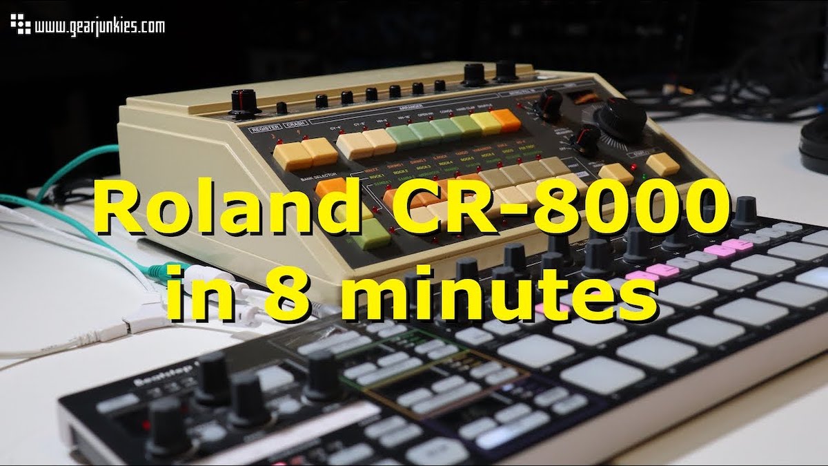 Roland CR- 8000 with Tubbutec niPulse in 8 minutes - Gearjunkies ...