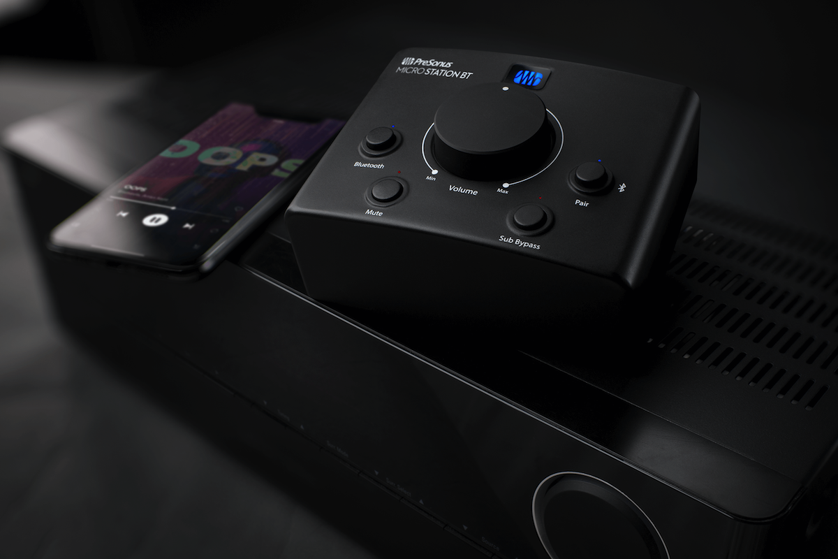 PreSonus announces MicroStation BT monitor controller with Bluetooth ...