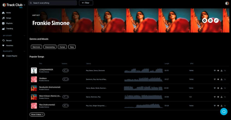 Track Club unveils infinite song customization with MixLab ...