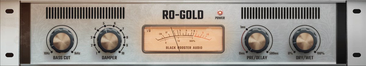 Black Rooster Audio releases RO-GOLD vintage plate reverb plug-in for ...