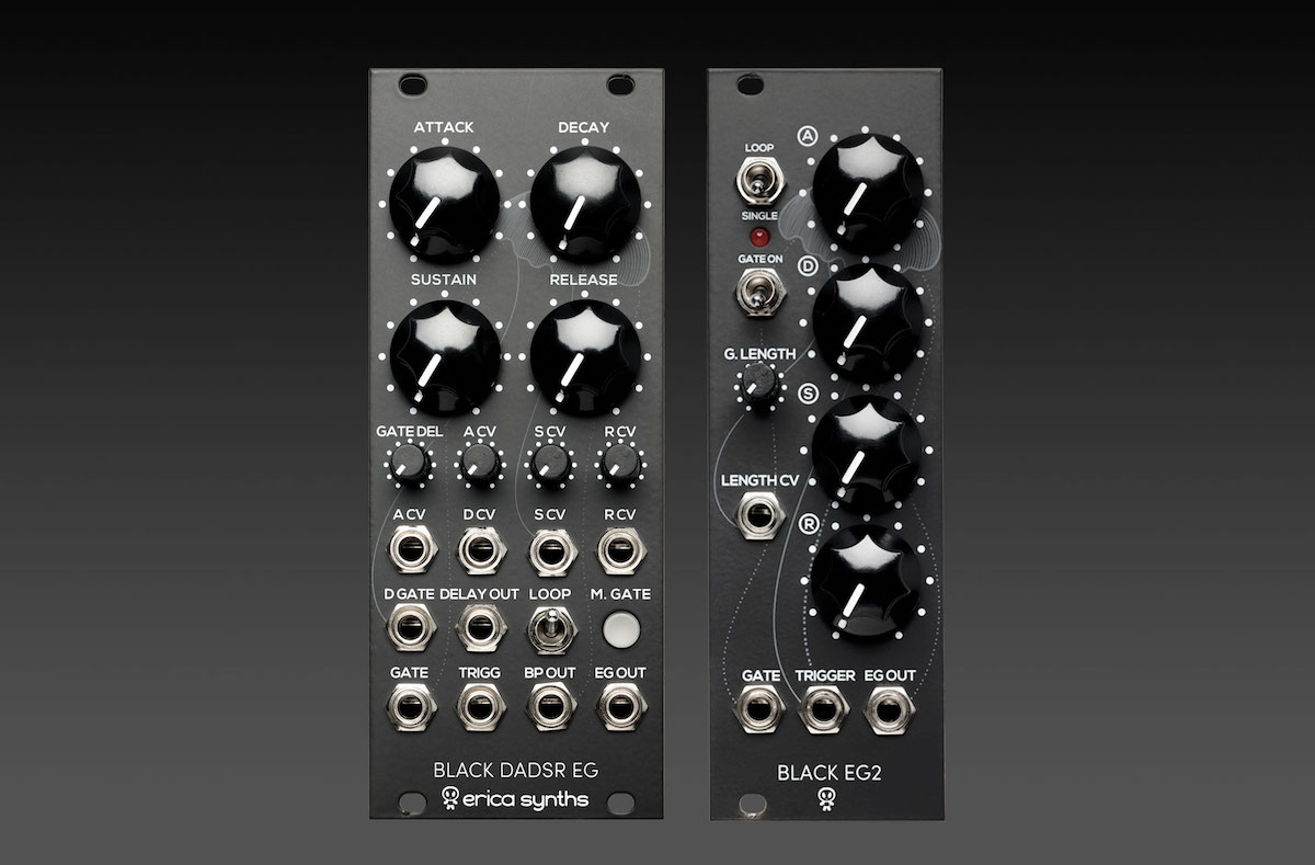 Erica Synths Introduces Black DADSR EG & Black EG2 Envelope Generators ...